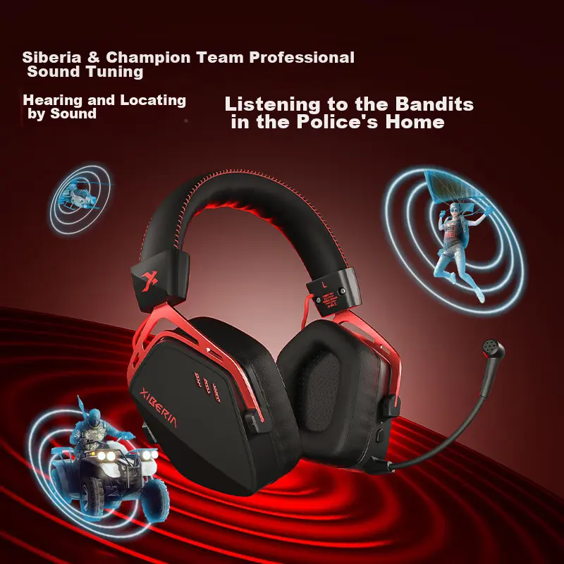 Xiberia Gaming Bluetooth slušalice K03S, Crne