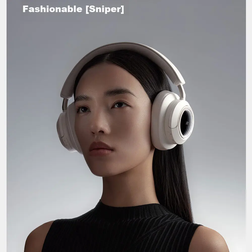 Manbuzhehuazai Bluetooth slušalice Halo Space, Bele