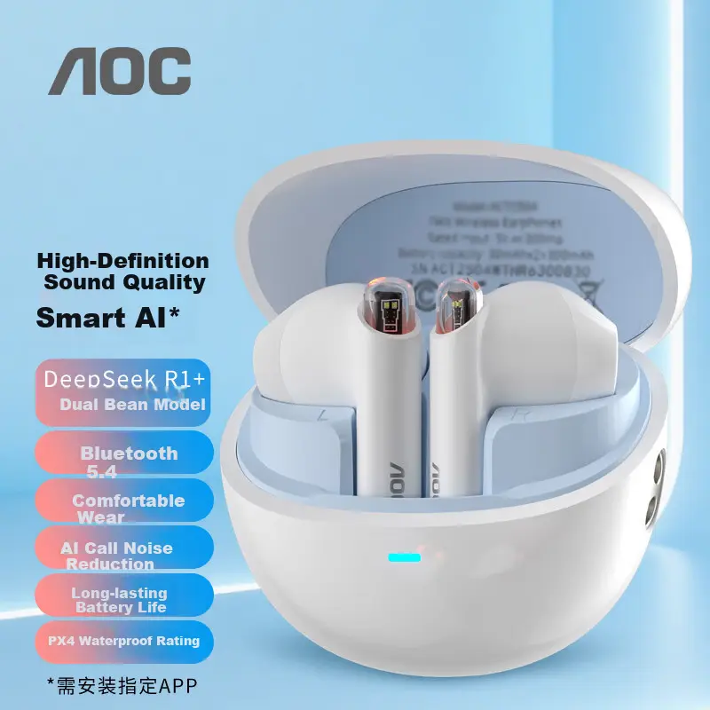 AOC Bluetooth slušalice ACT2504AWT, Bele
