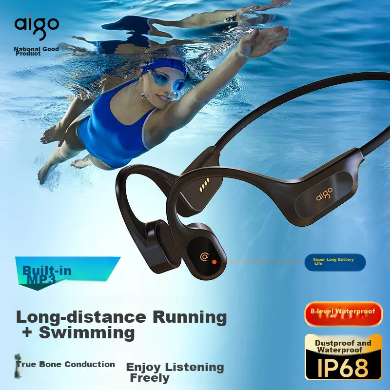 Aigo Bluetooth slušalice GS06, Crne