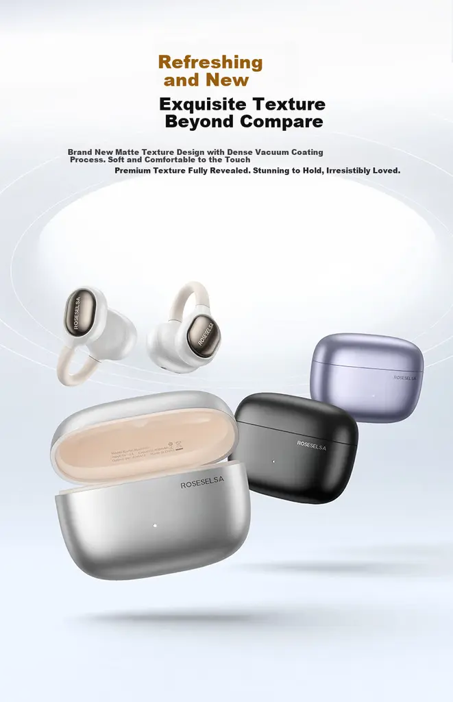 Ruoshui Bluetooth slušalice, Crne