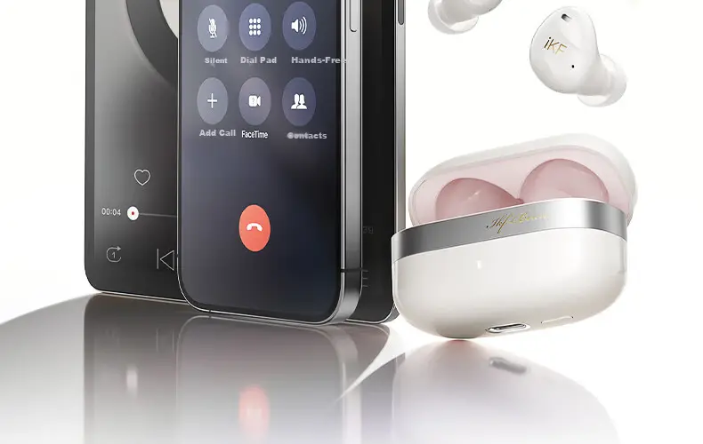 IKF Bluetooth slušalice, Belo-roze