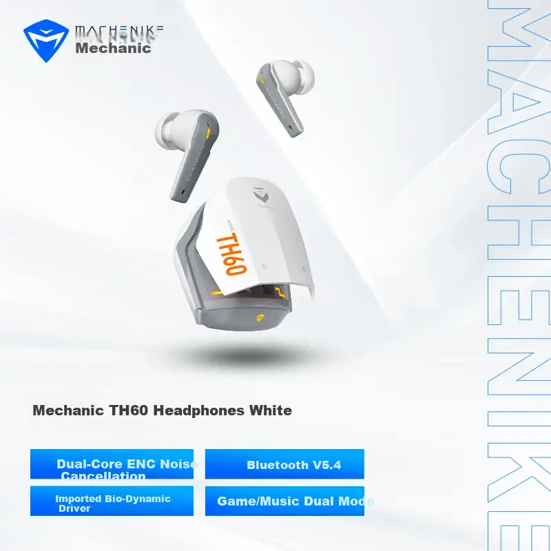Machenike Bluetooth slušalice TH60, Bele