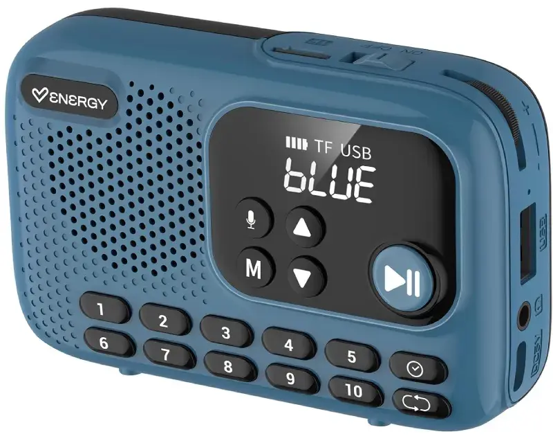 Energy Sistem Radio Blue TunerGo M50034, FM radio, Bluetooth, Plavi