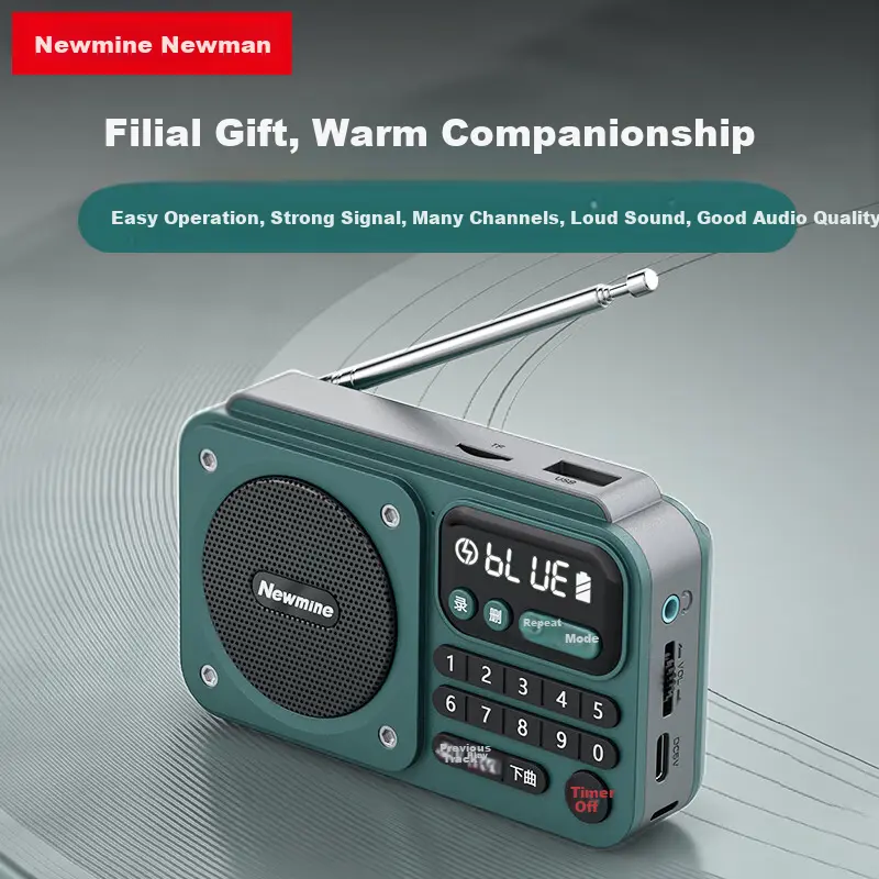 Newmine Bluetooth radio N123, Plavi