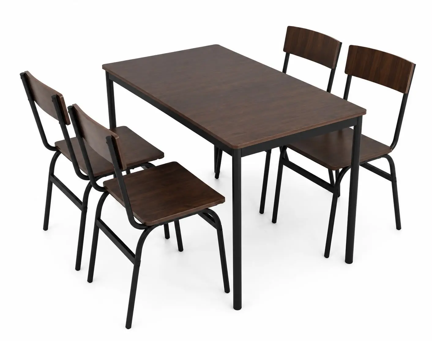 Set trpezarijski sto i 4 stolice Urban, Braon