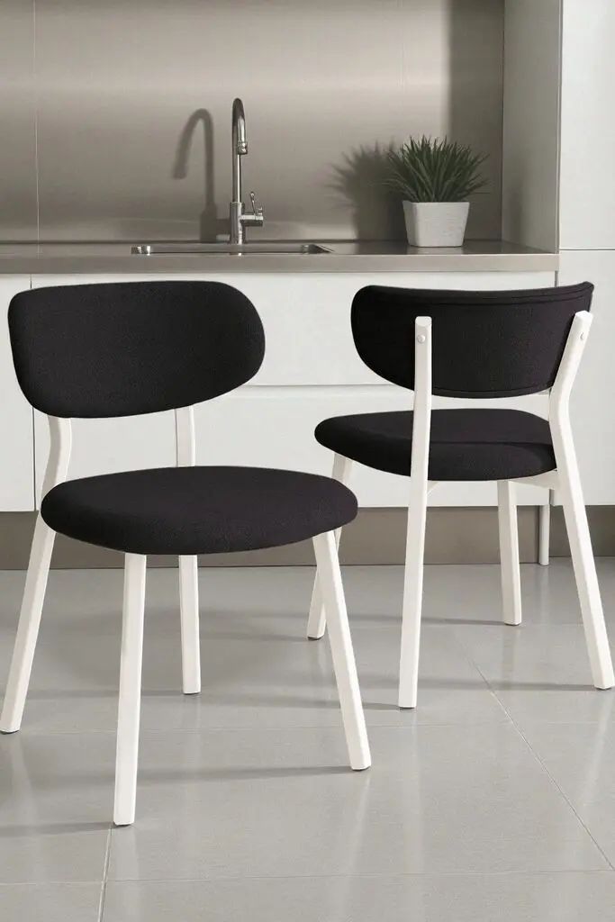 Hanah Home Set stolica, 2 komada, Antracit