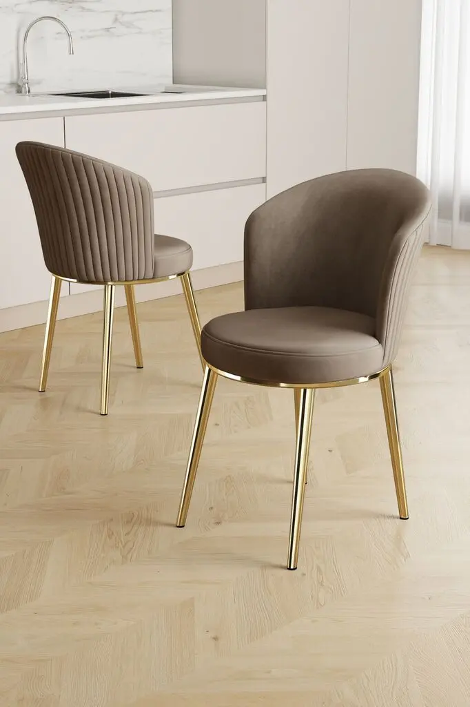 Hanah Home Set stolica, 6 komada, Bež