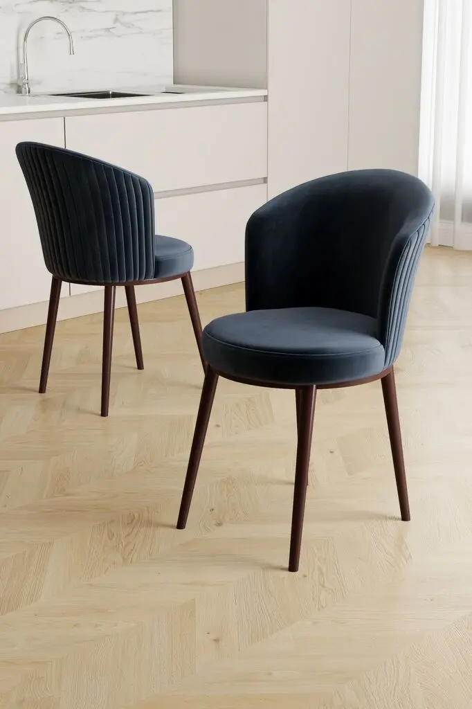 Hanah Home Set stolica, 4 komada, Antracit