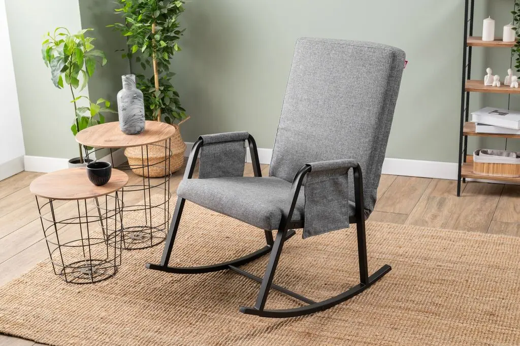 Atelier del Sofa Stolica za ljuljanje, Siva
