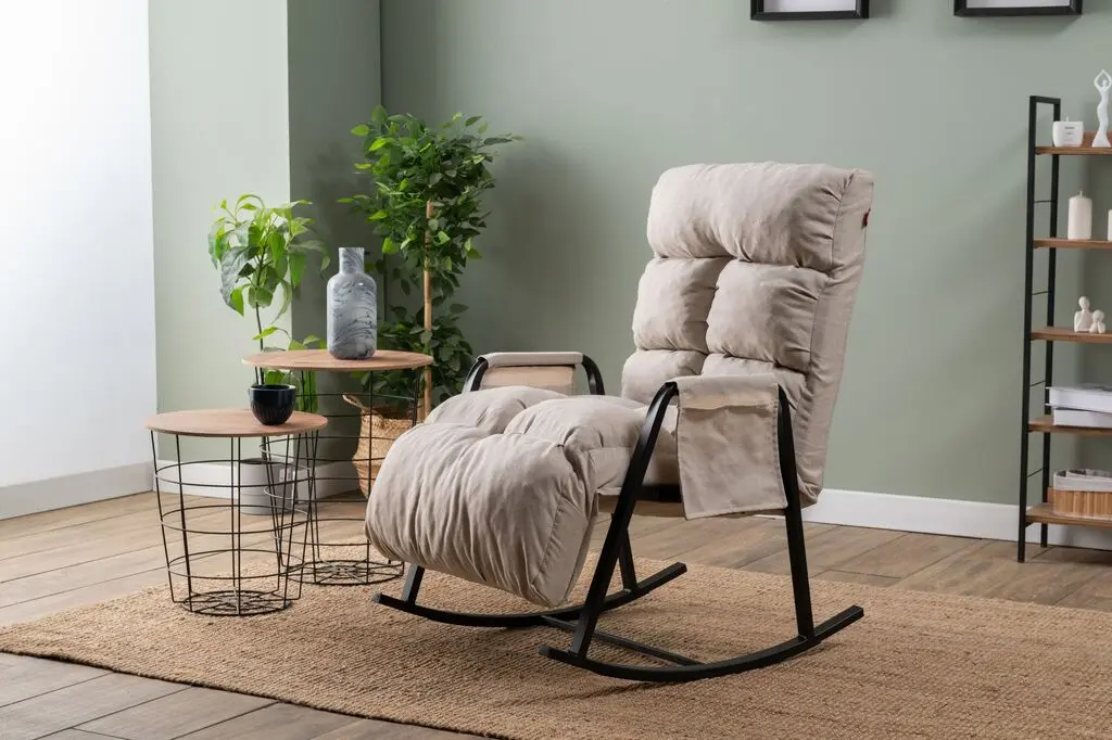 Atelier del Sofa Stolica za ljuljanje, Bež