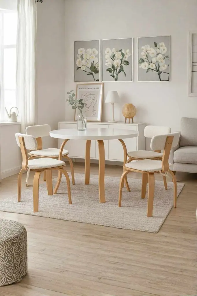 Hanah Home Trpezarijski set, 5 komada, Bež