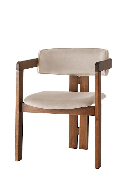 Hanah Home Trpezarijska stolica 58x76x49cm Orah