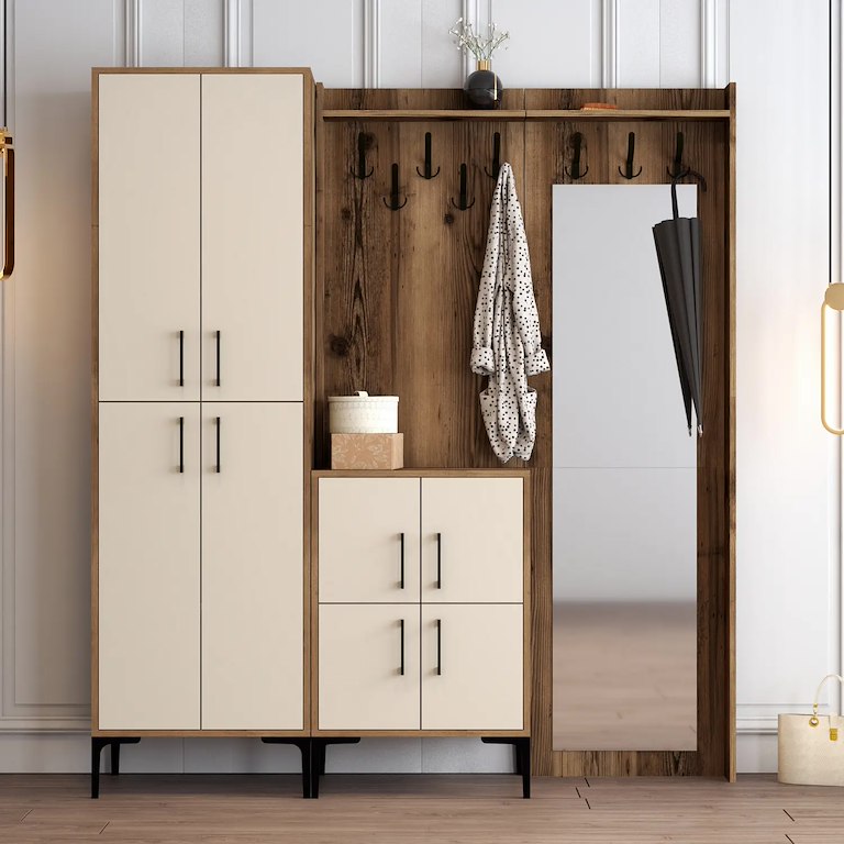 Hanah Home Komplet predsoblje Berlin ABC, Orah