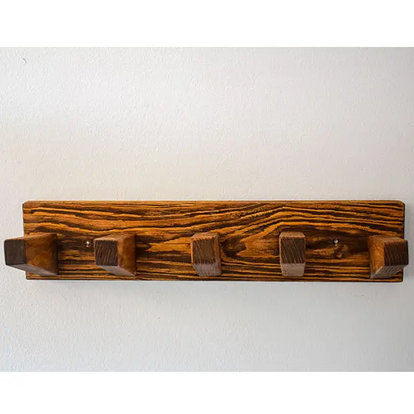 Meda furniture Zidni drveni čiviluk, 50x12 cm,Beli bor