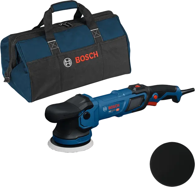 Bosch Brusilica za poliranje GPX9-125S PRO Heavy Duty, Solo alat + sunđer 130mm + torba, 06013B1000