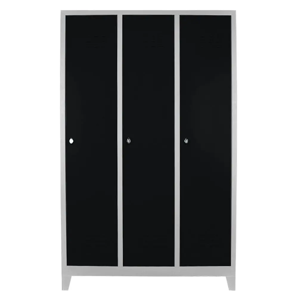 Hanah Home Čelični Ormarić Js1012Si, 117x185x40 cm, Crni