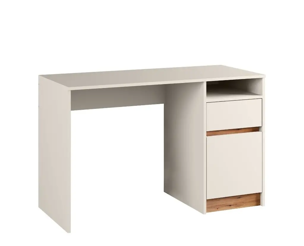 Matis Radni sto Nordik 1V1F, 120x76x53 cm, Bež