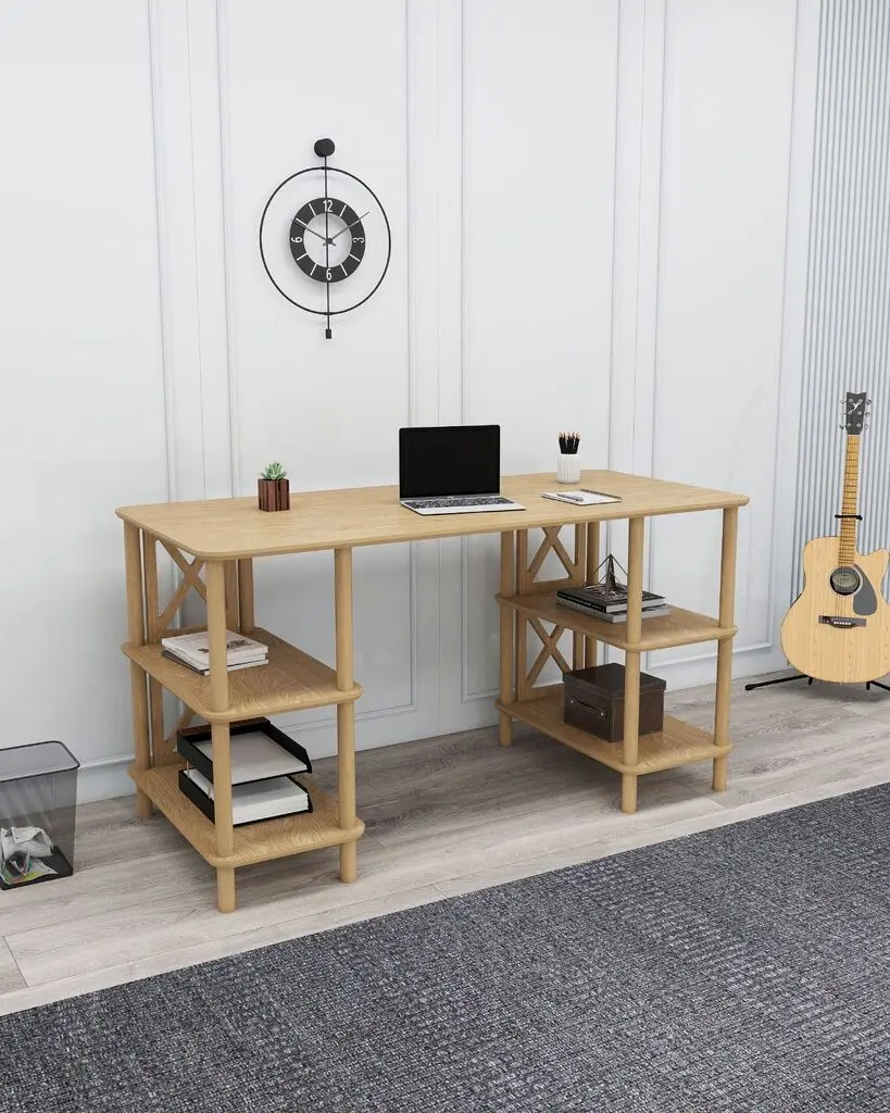 Hanah Home Radni sto, 145x75x65cm, Bež