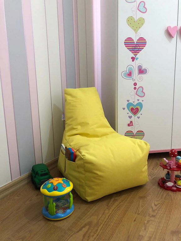 Atelier del Sofa Lazy bag 45cm Žuti