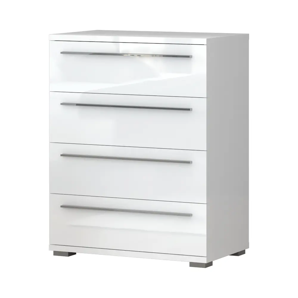 JELA FIOKAR F4/PN - kolekcija Piano - Kristalno bela/Kristalno Bela HG Lak - 76x97x45 cm
