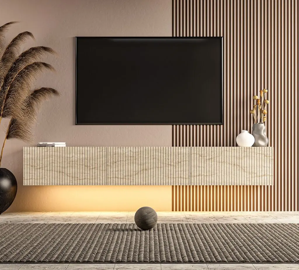 Hanah Home TV komoda, Bež