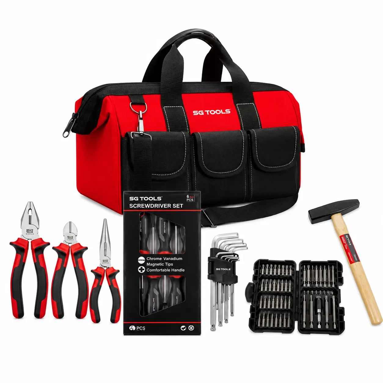 SG Tools Set ručnih alata sa torbom, 65 komada