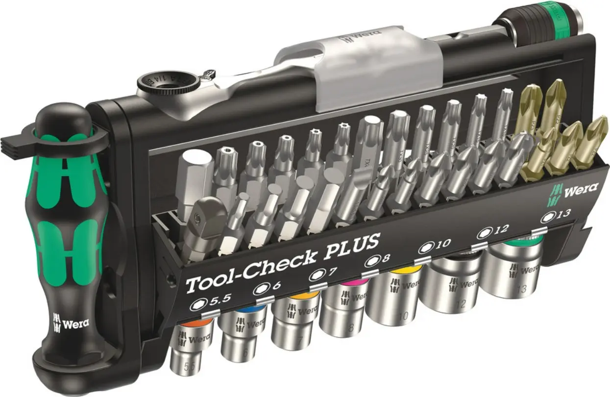 WERA Tool-Check PLUS set 39 /1ada 05056490001 srebrni