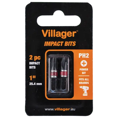 VILLAGER Set bitova PH2 25 mm