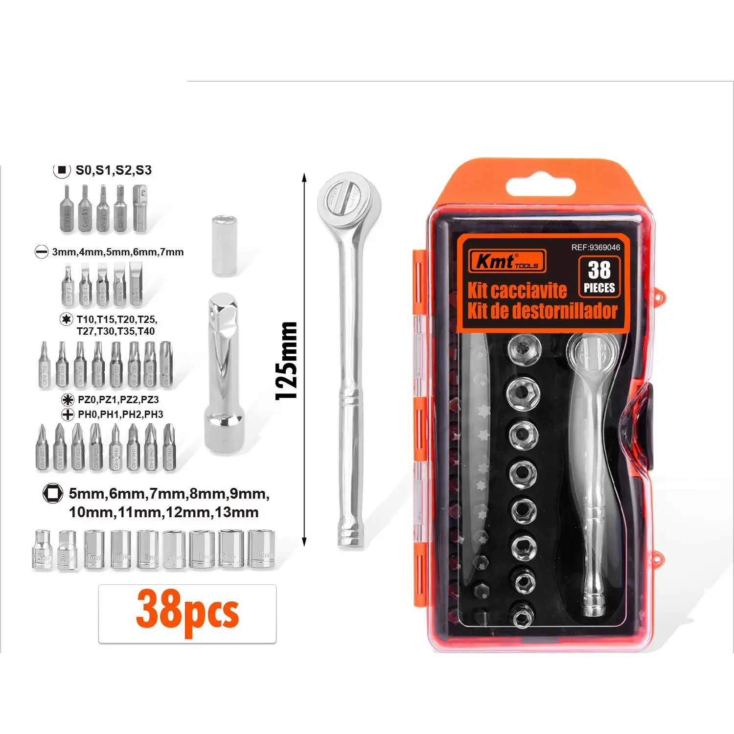 KMT Set alata, 38 komada