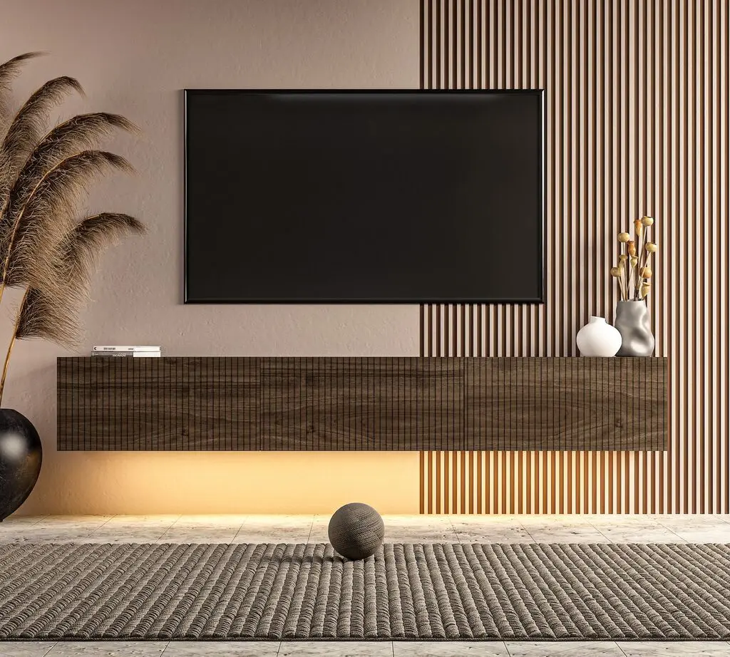 Hanah Home TV komoda, Braon