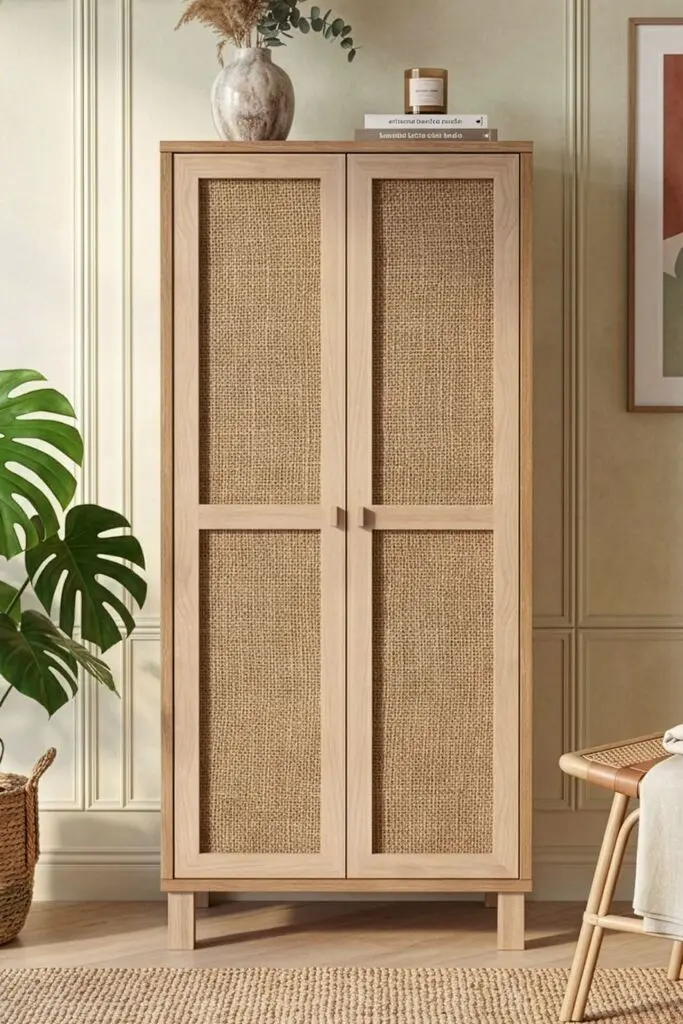 Hanah Home Multifunkcionalna komoda, Krem