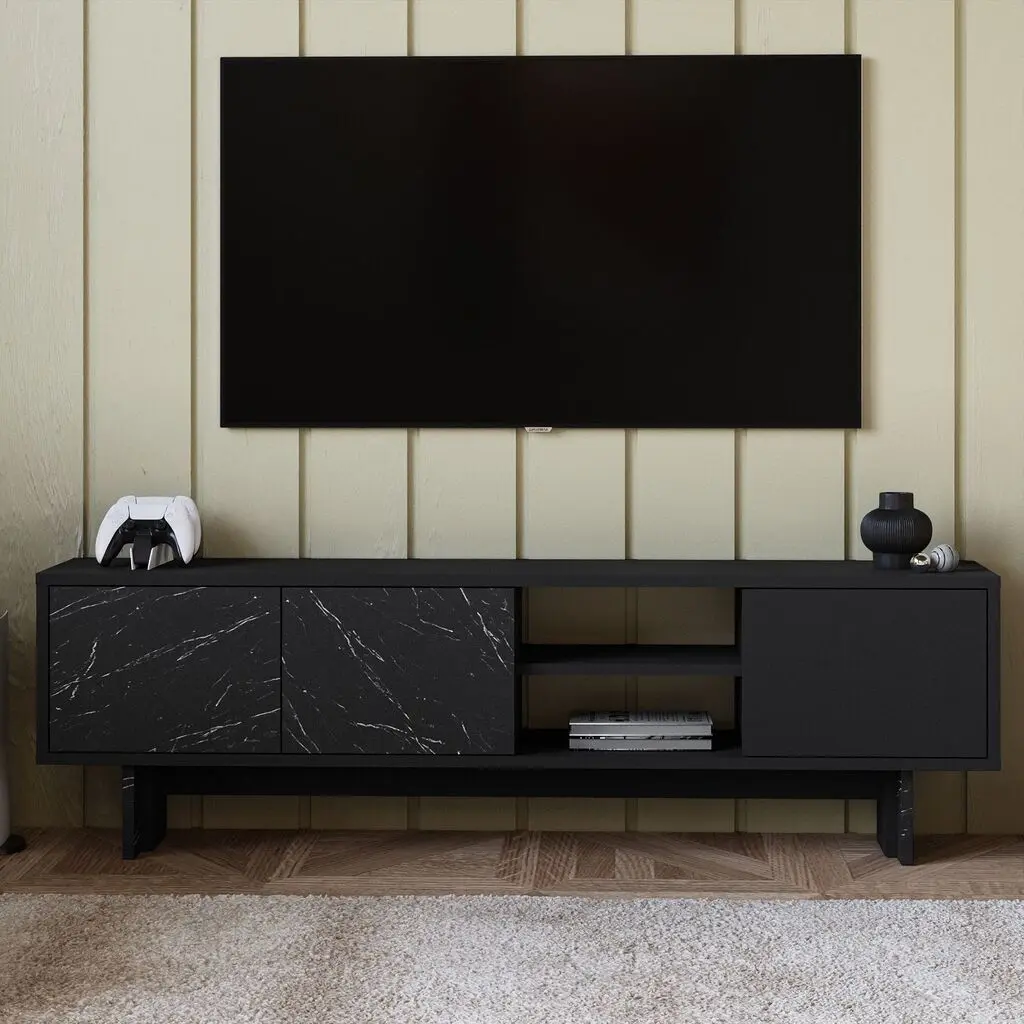 Hanah Home TV komoda, Crna