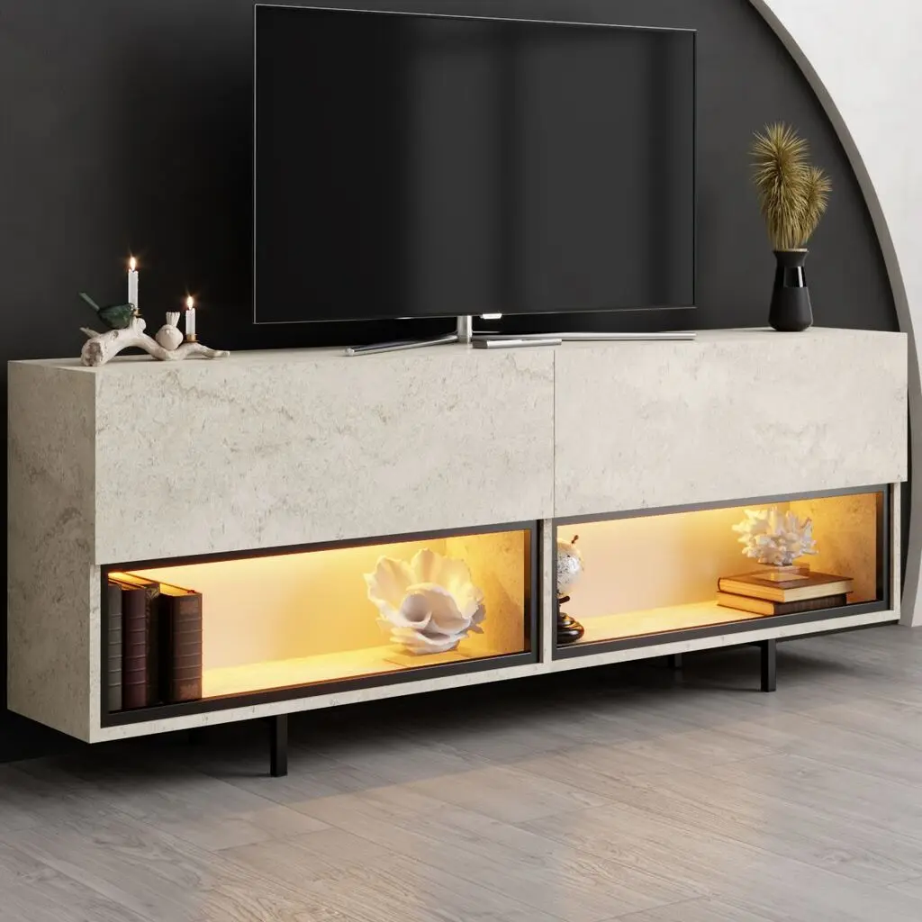 Hanah Home TV komoda, Bež