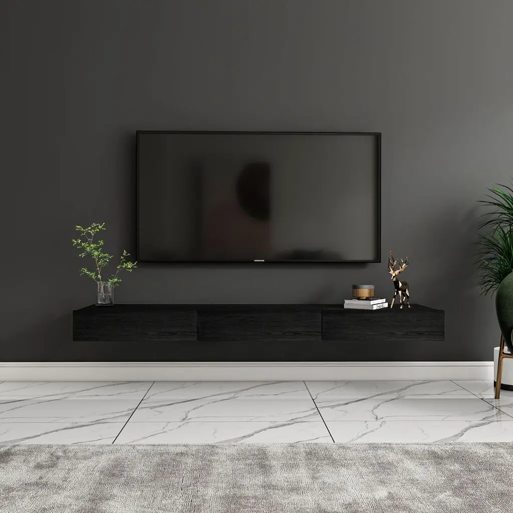 Hanah Home TV komoda, Crna