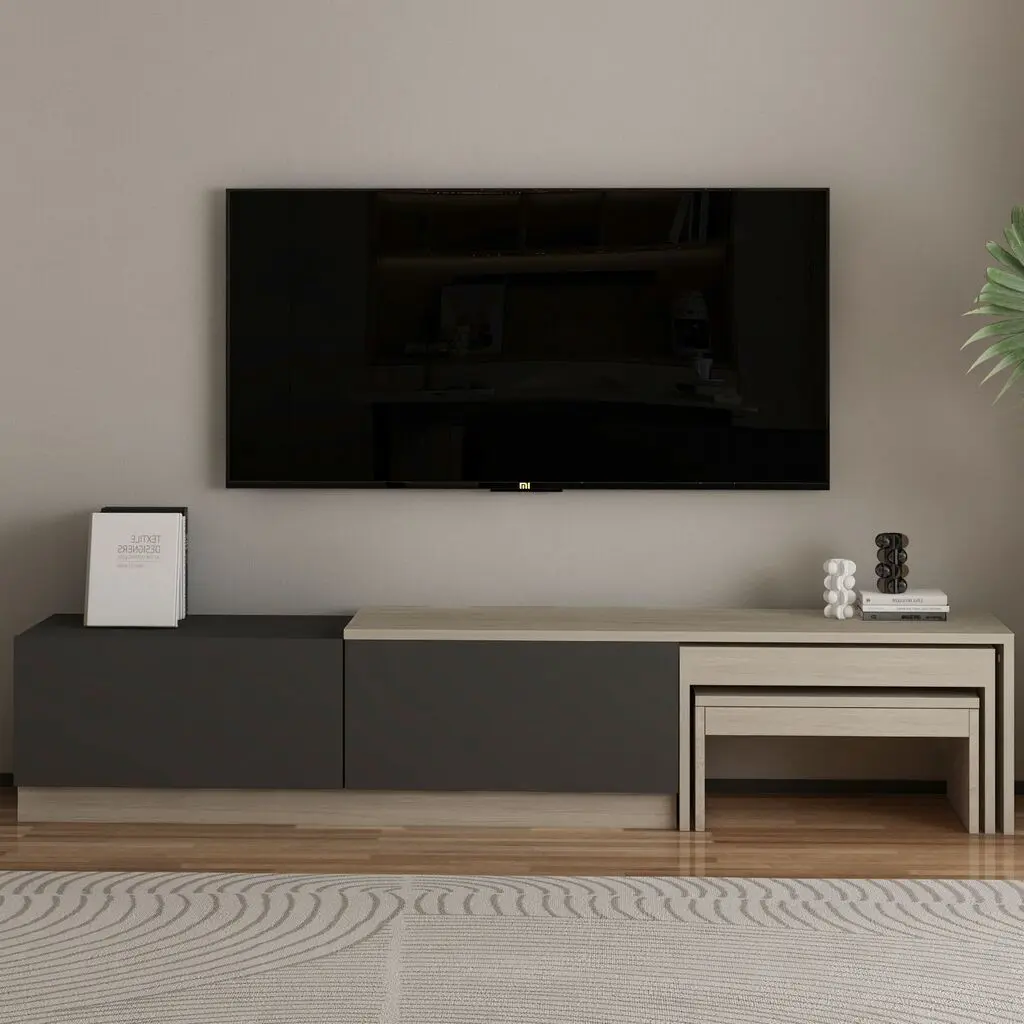 Hanah Home TV komoda, Antracit