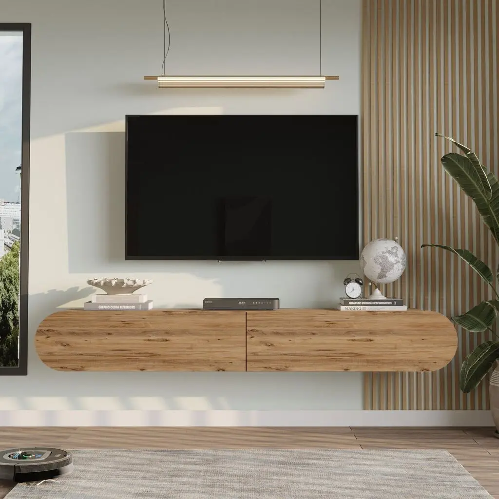 Hanah Home TV komoda, Hrast