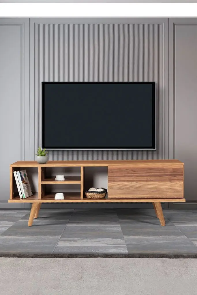 Hanah Home TV komoda, Krem