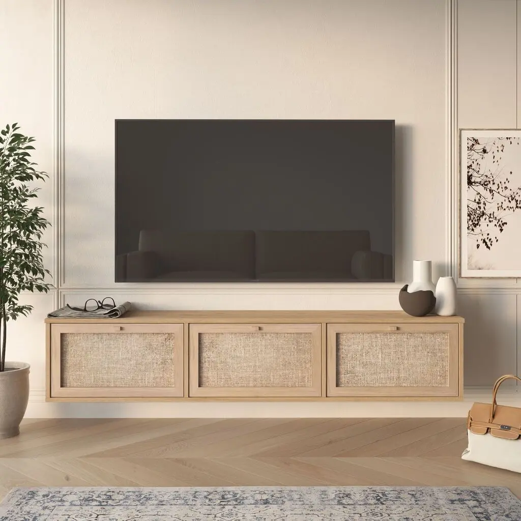 Hanah Home TV komoda, Krem