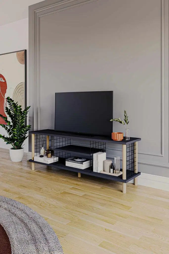 Hanah Home TV komoda, Antracit