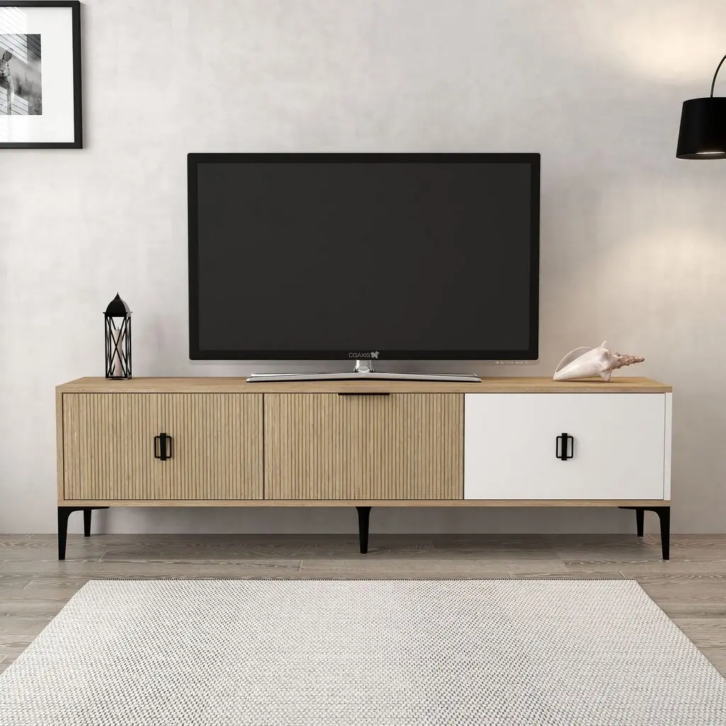 Hanah Home TV komoda, Krem
