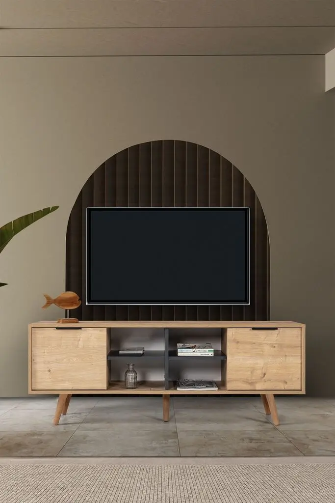 Hanah Home TV komoda, Antracit