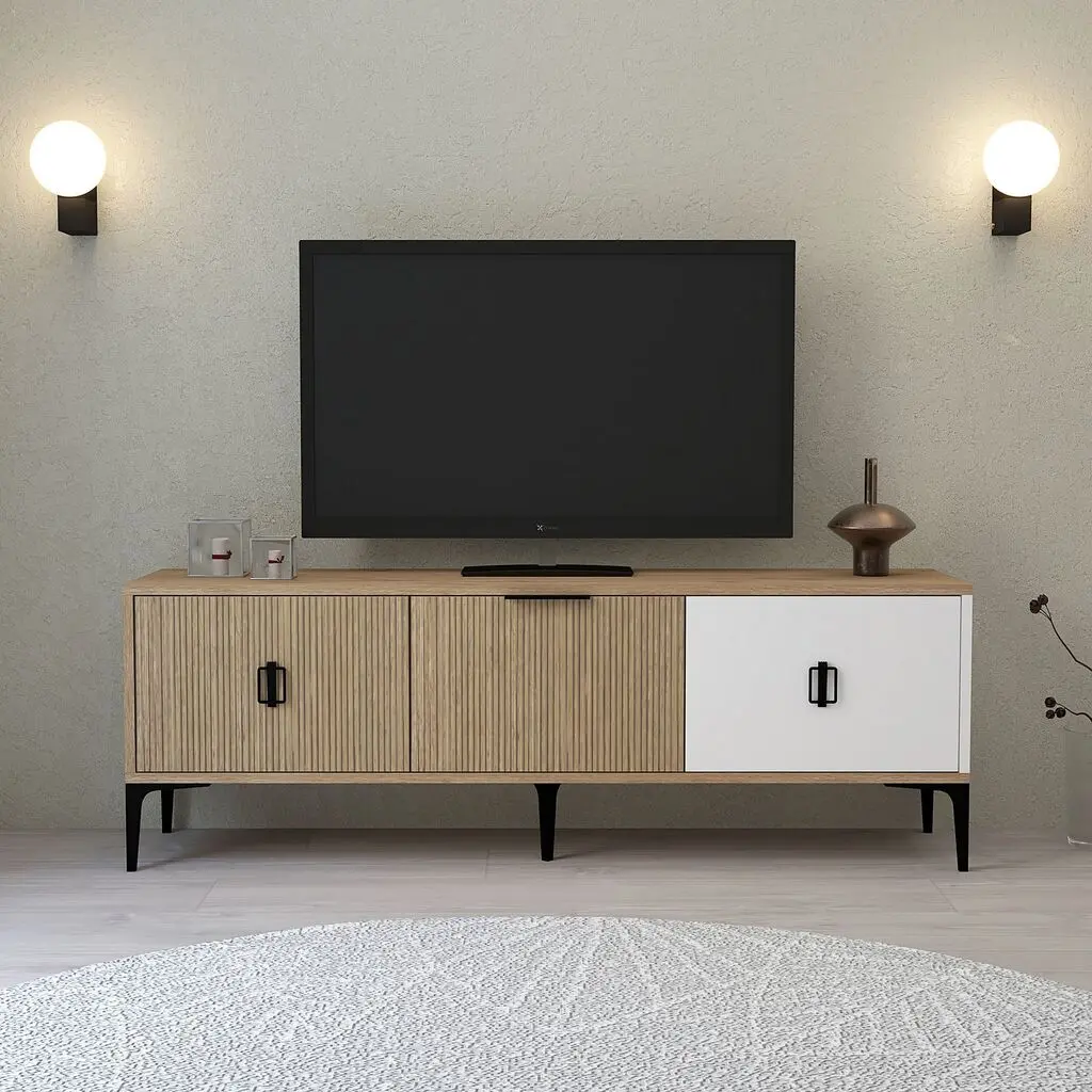 Hanah Home TV komoda, Krem