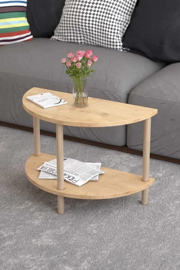Hanah Home Stočić za kafu, Krem