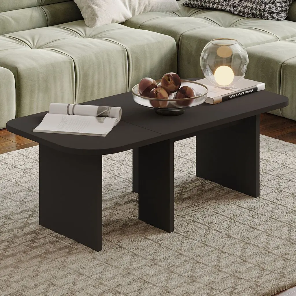Hanah Home Set stola za kafu, Antracit