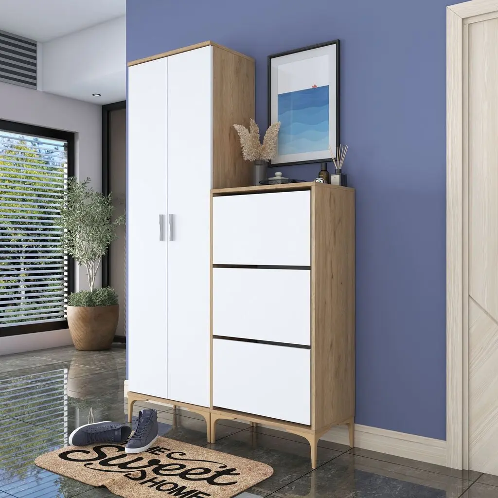 Hanah Home Panel za predsoblje, Bela