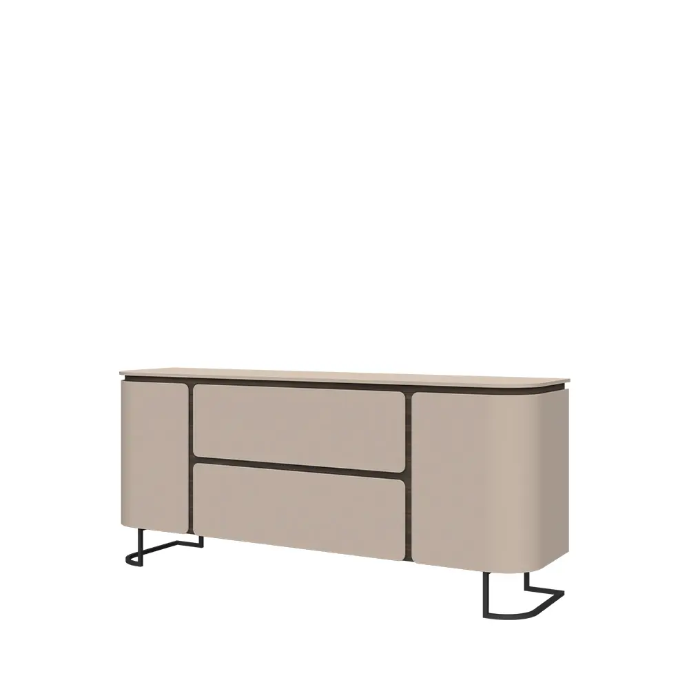 Jela Jagodina Komoda K182-2K2F/AU, Kolekcija Aura, 182x79x46 cm, Mokka