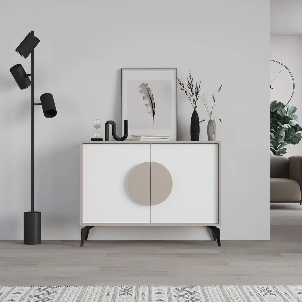 Hanah Home Komoda, 110x82x35.6cm, Bela