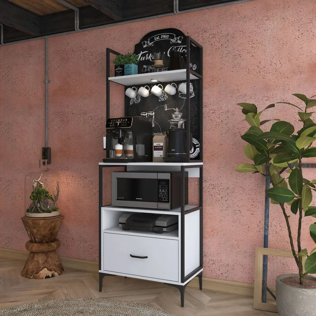 Hanah Home Multifunkcionalna komoda, Bela