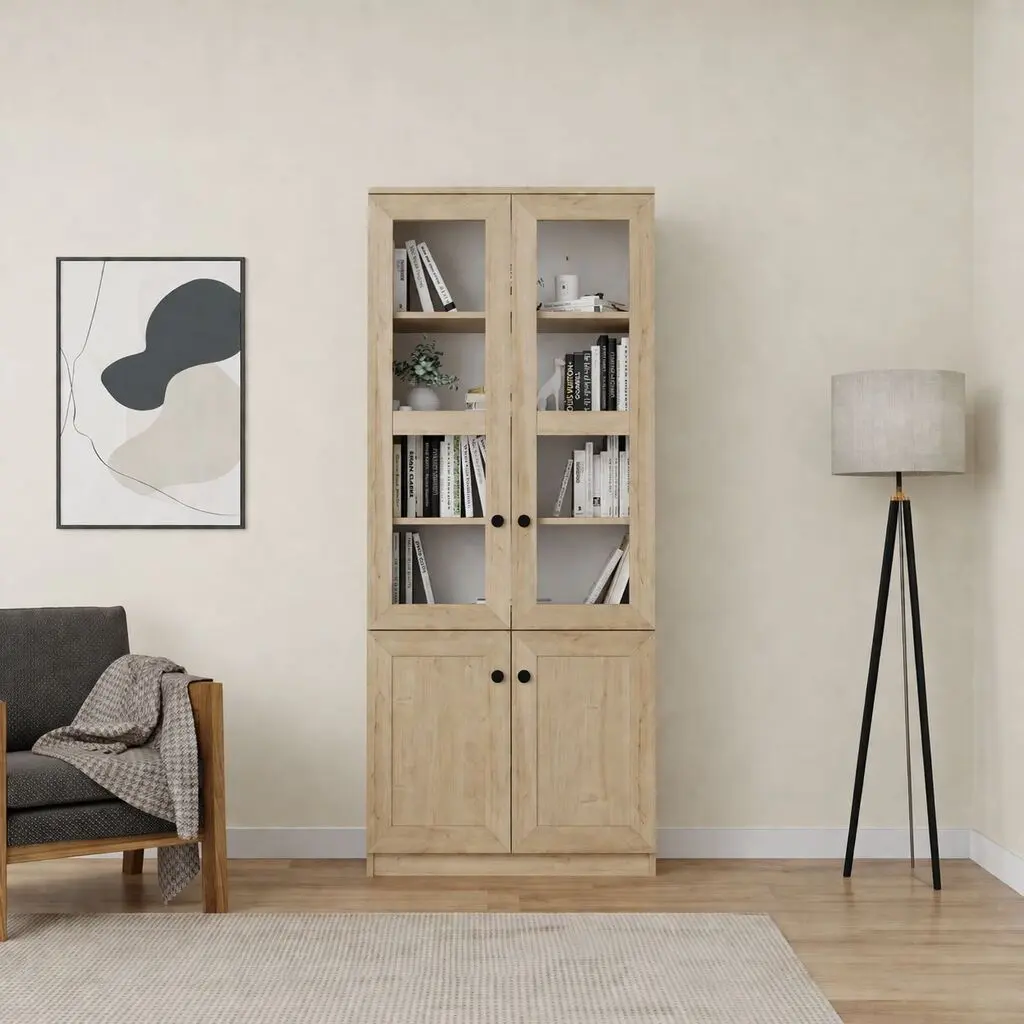 Hanah Home Multifunkcionalna komoda, Krem